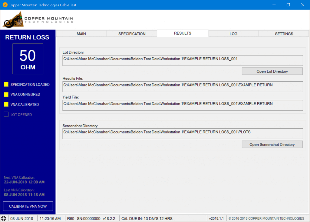 Manufacturing Test Plug-in - Copper Mountain Technologies
