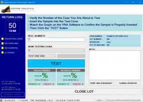 Manufacturing Test Plug-in - Copper Mountain Technologies