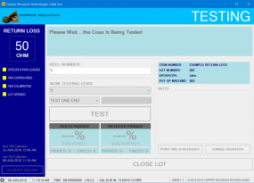 Manufacturing Test Plug-in - Copper Mountain Technologies