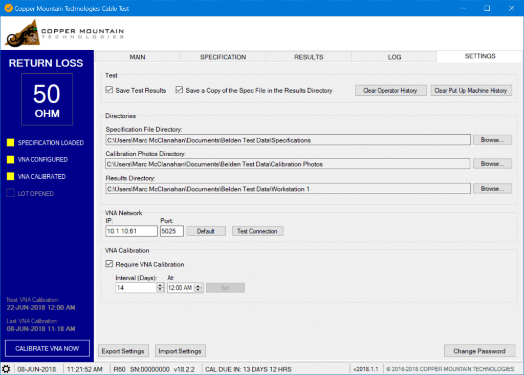 Manufacturing Test Plug-in - Copper Mountain Technologies