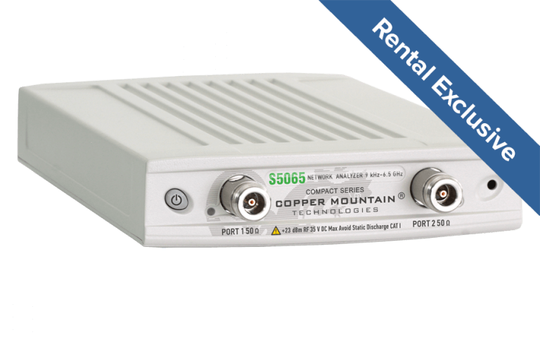 Rental Exclusive: S5065 2-Port 6.5 GHz Vector Network Analyzer - Copper Mountain Technologies