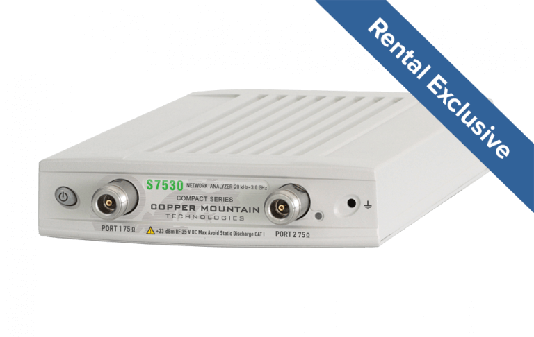 Rental Exclusive: S7530 2-Port 75 Ohm 3 GHz Analyzer